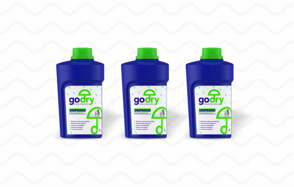Introducing GODRY UNIPROOF Integral Waterproofing Liquid - Blog - VNC Group