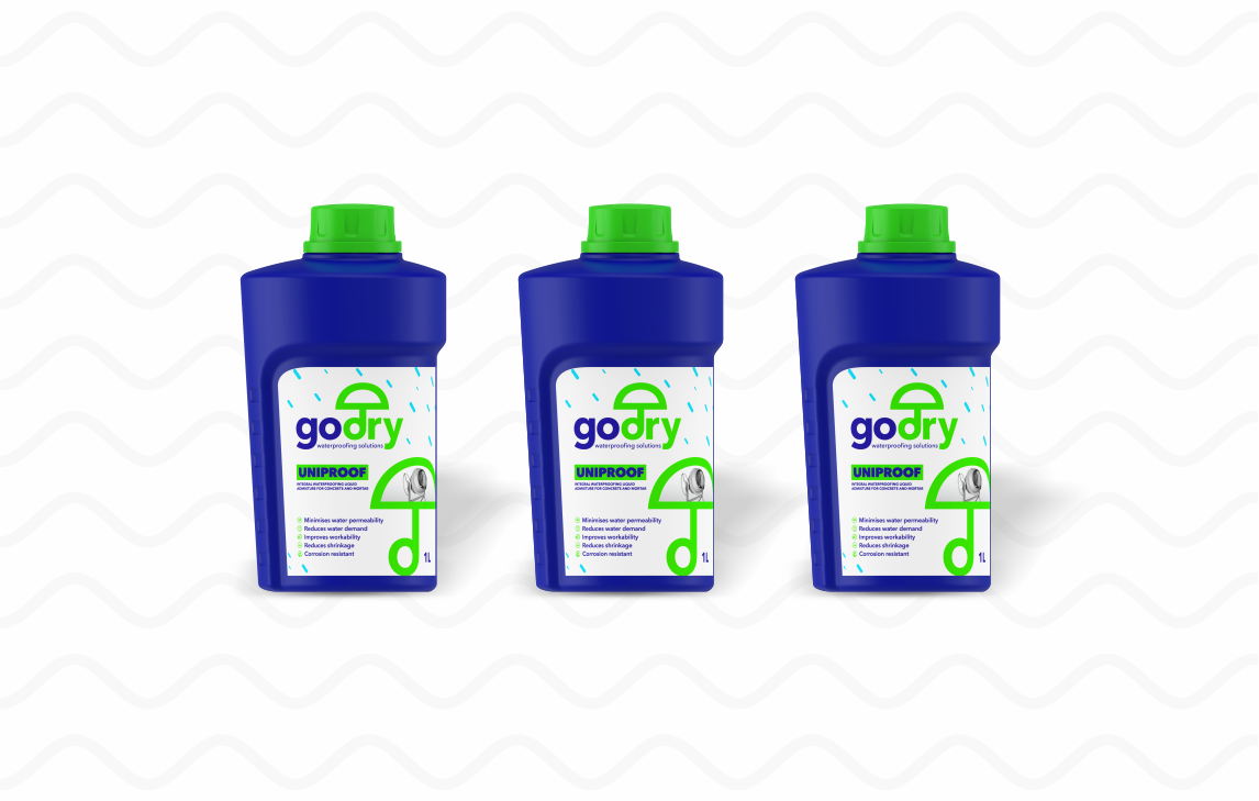 Introducing GODRY UNIPROOF Integral Waterproofing Liquid - Blog - VNC Group